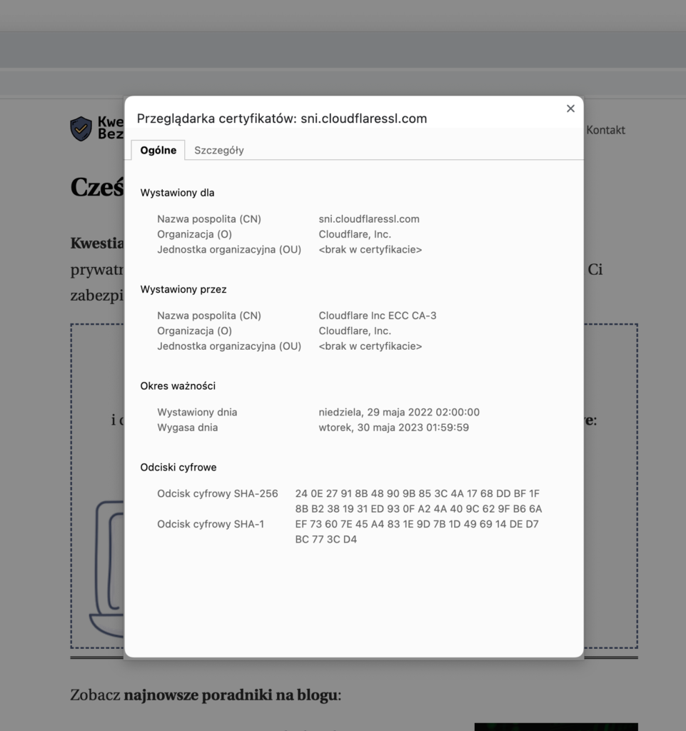 Co to protokół i certyfikat SSL? Jak i przed czym chroni?