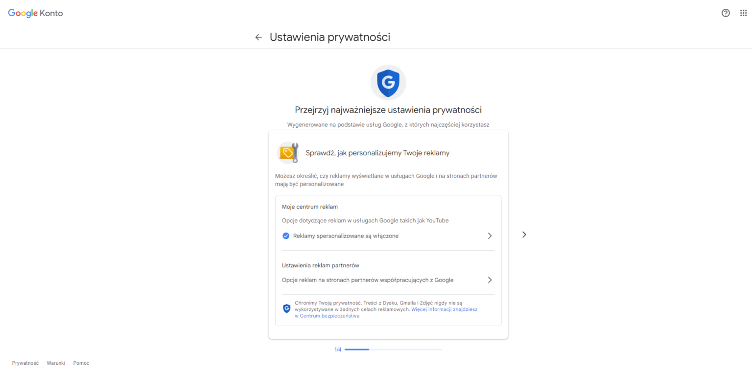 Co wie o mnie Google?
