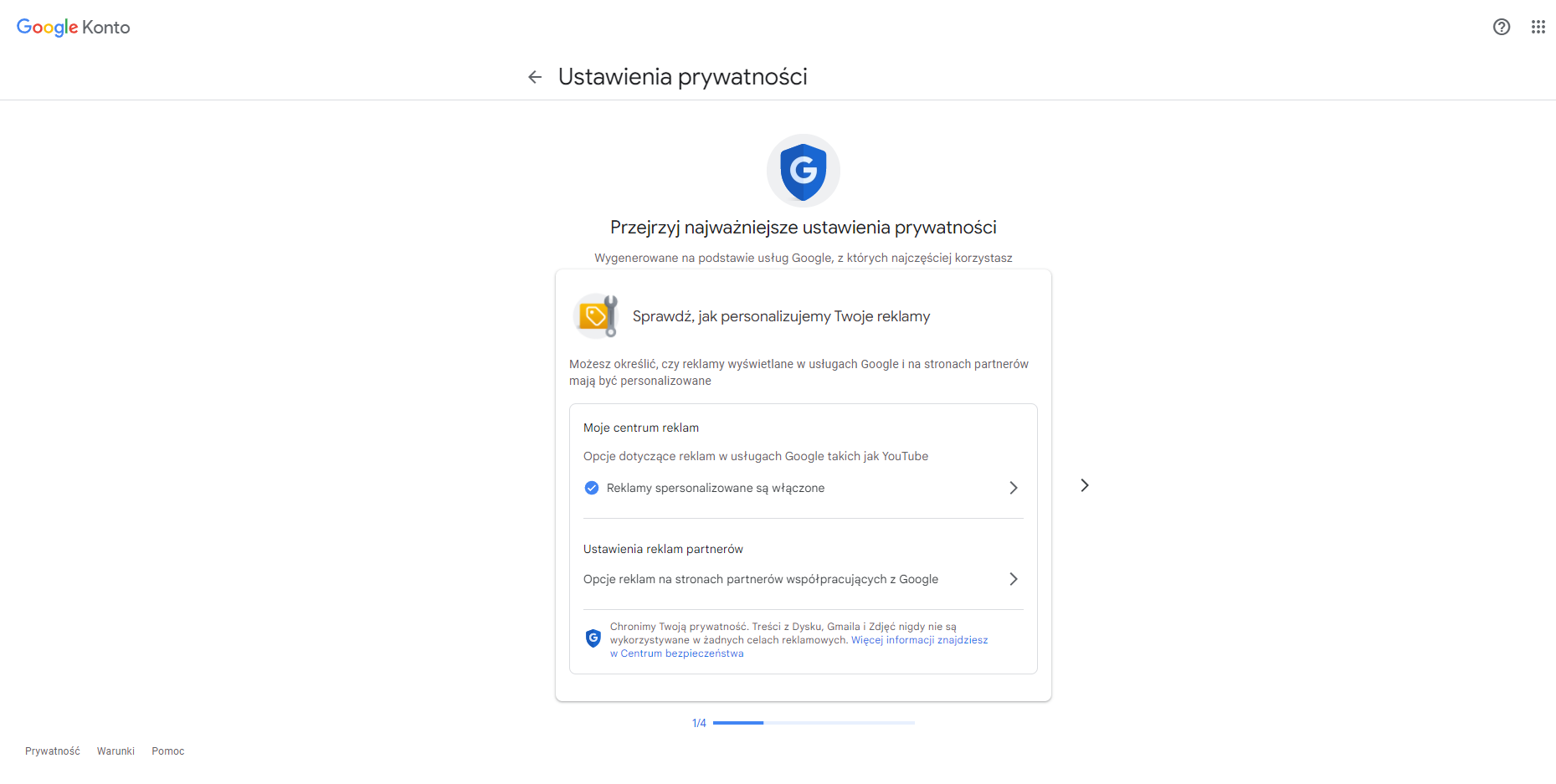 Co wie o mnie Google?