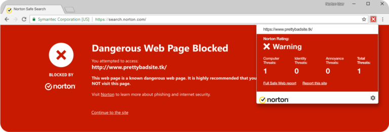 Norton Safe Web: rozszerzenie do przeglądarek (recenzja)